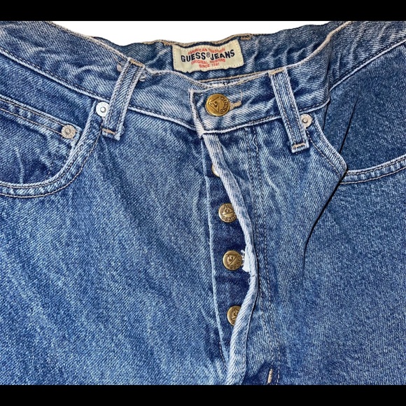 Guess | Jeans | Vintage Upcycled Guess Button Fly High Rise Jeans ...